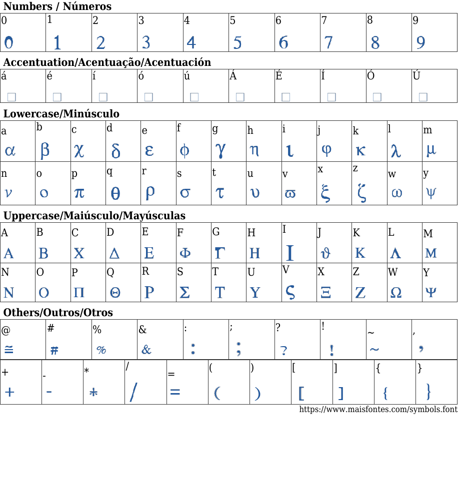 Symbol MS Alternate: Free Font Download | MaisFontes