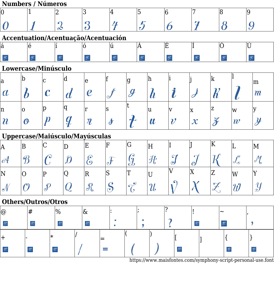 Symphony Script: Baixar Fonte Grátis | MaisFontes