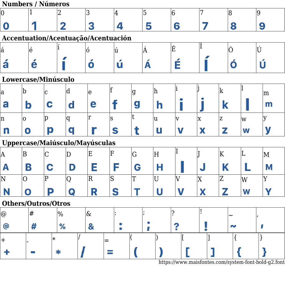 System Font G2 Bold: Free Font Download | MaisFontes