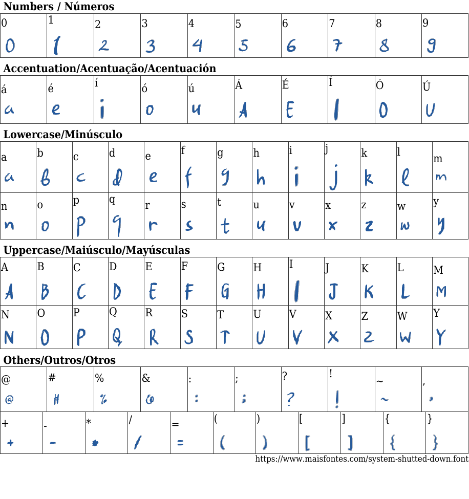 System Shutted Down: Baixar Fonte Grátis | MaisFontes