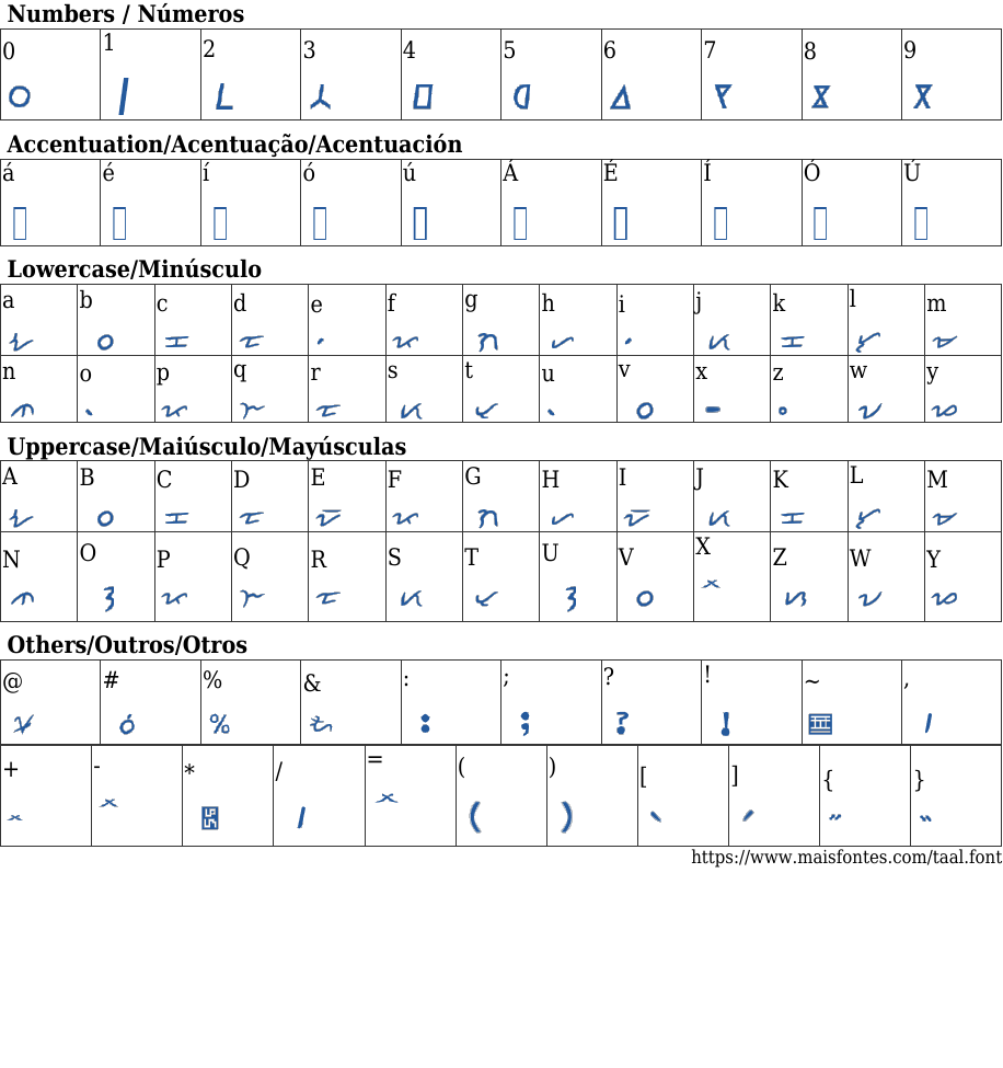TAAL Font: Free Download | MaisFontes