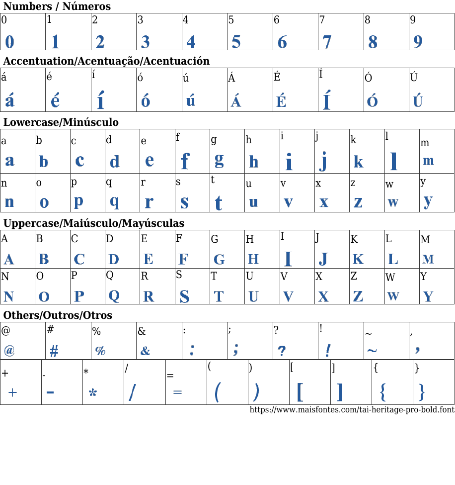 Tai Heritage Pro Bold: Free Font Download | MaisFontes