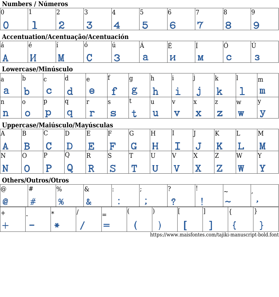 Tajiki Manuscript Bold Font: Free Download | MaisFontes