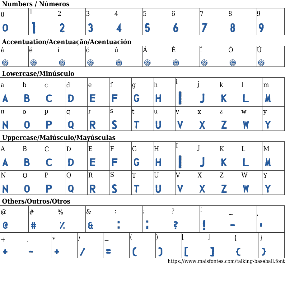 Talking Baseball: Baixar Fonte Grátis | MaisFontes