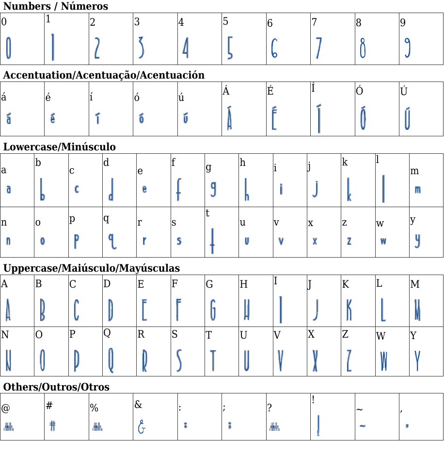 TALL SLIM: Free Font Download | MaisFontes