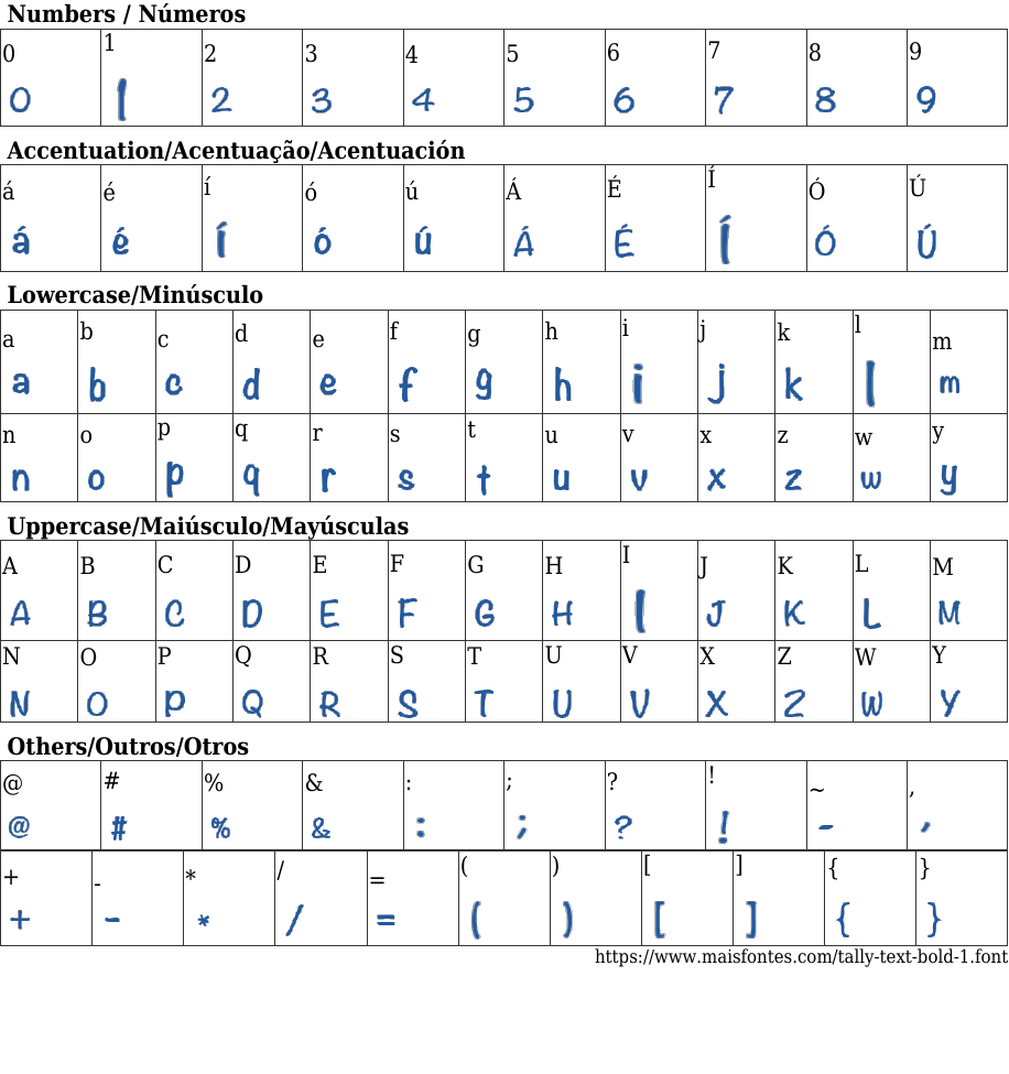 Tally Text Bold 1: Baixar Fonte Grátis | MaisFontes