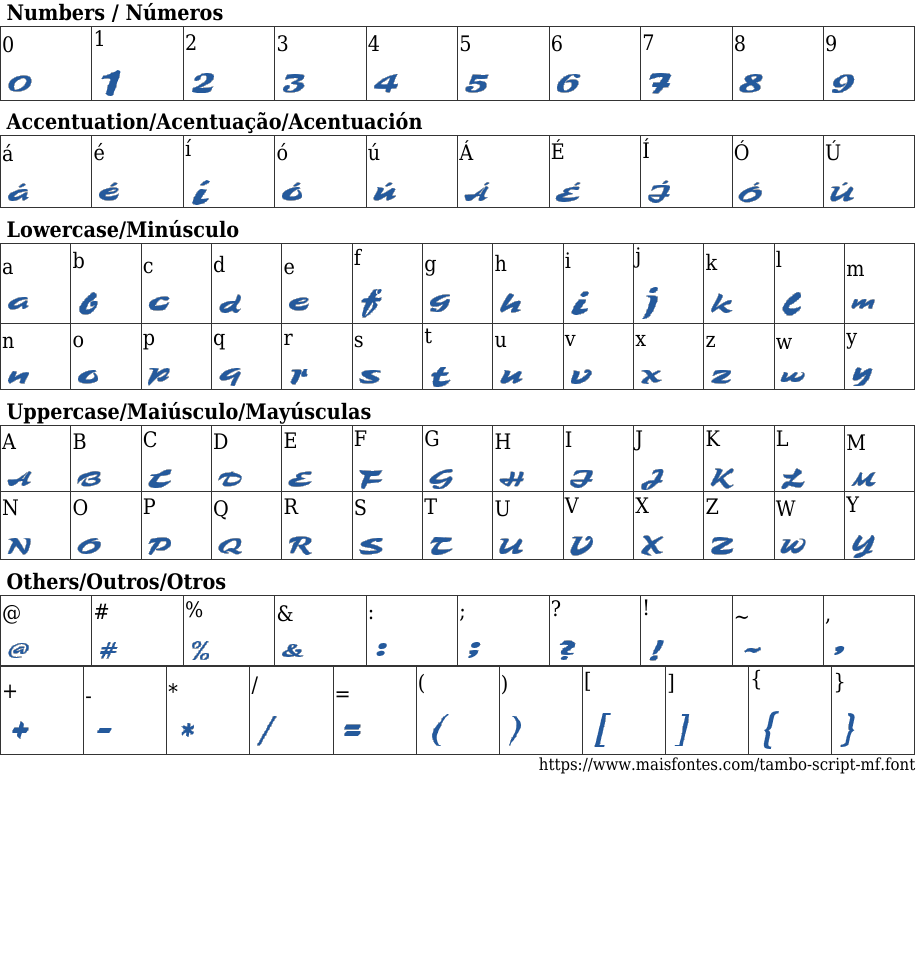 Tambo Script MF: Baixar Fonte Grátis | MaisFontes