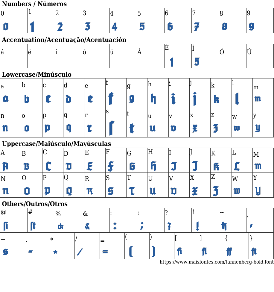 Tannenberg Bold: Free Font Download | MaisFontes