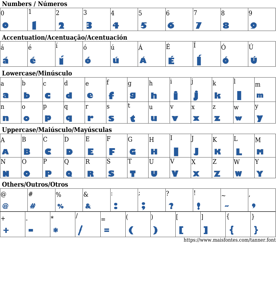 Tanner: Download Free Font | MaisFontes