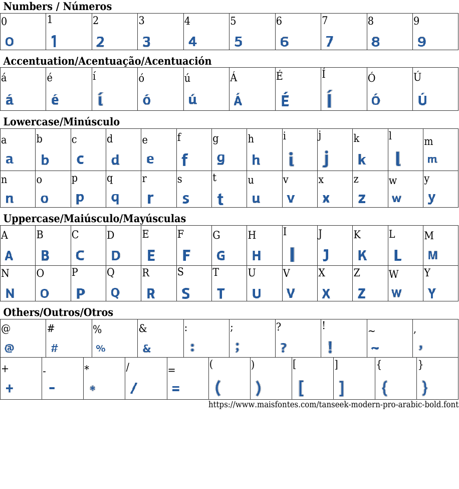 Tanseek Modern Pro Arabic Bold: Free Font Download | MaisFontes