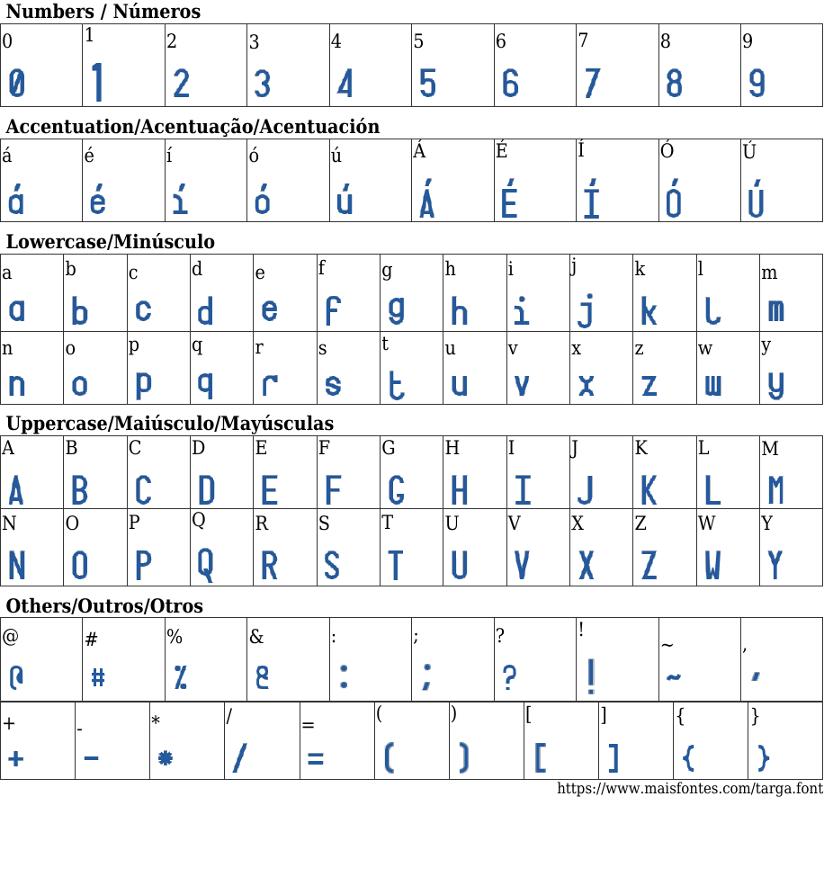 Targa Font: Free Download | MaisFontes