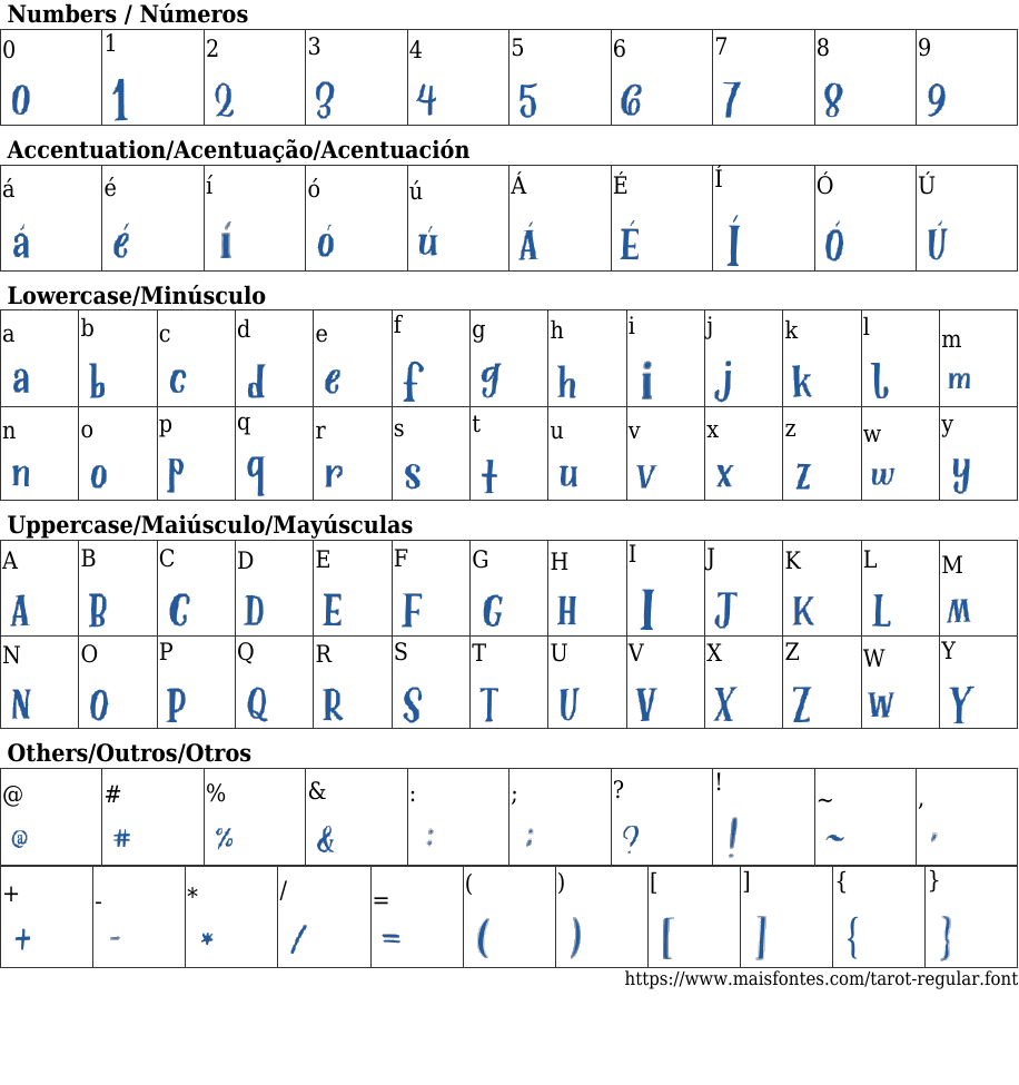Tarot Regular Font: Free Download | MaisFontes