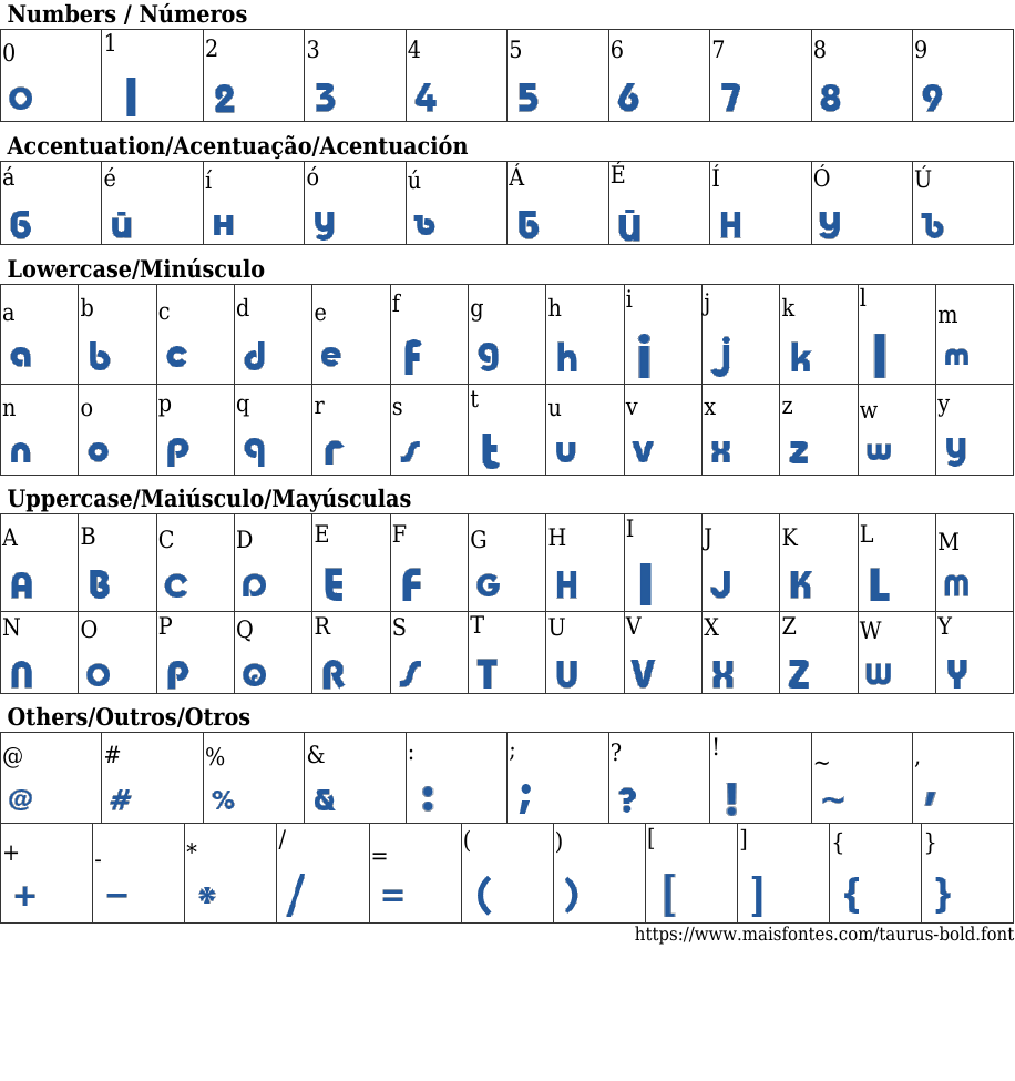 Taurus Bold: Free Font Download | MaisFontes