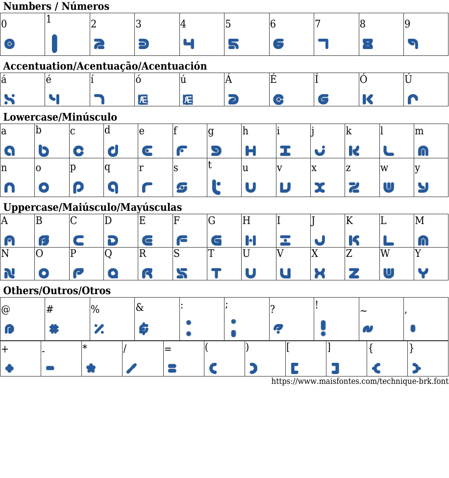 Technique BRK: Baixar Fonte Grátis | MaisFontes