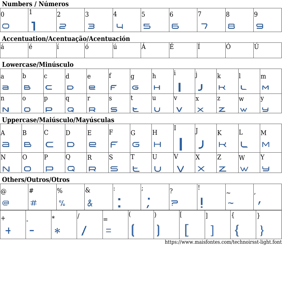 Technoir SST Light: Download Free Font | MaisFontes