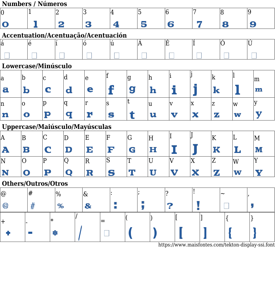 Tekton Display SSi: Free Font Download | MaisFontes