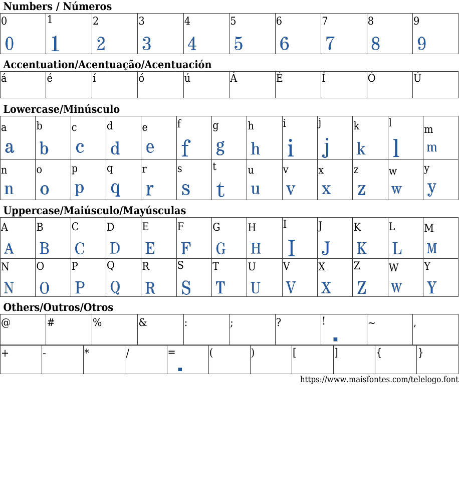 TeleLogo: Baixar Fonte Grátis | MaisFontes