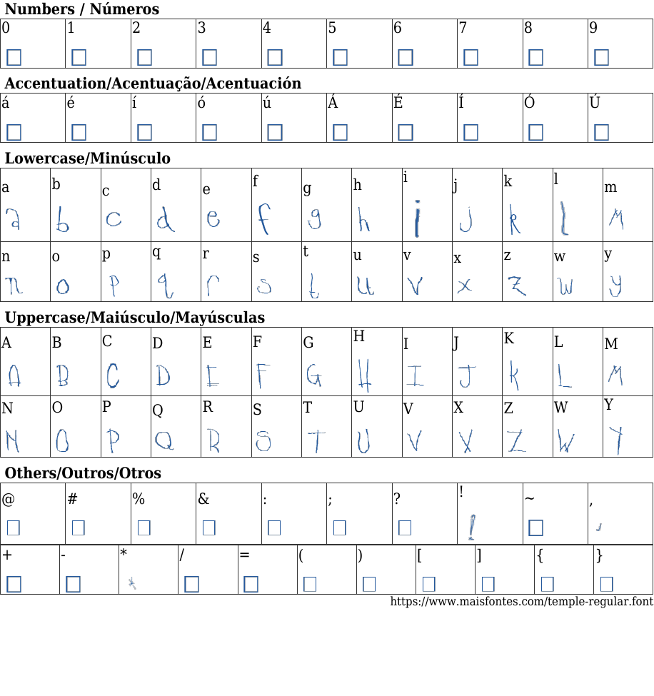 Temple Regular: Free Font Download | MaisFontes