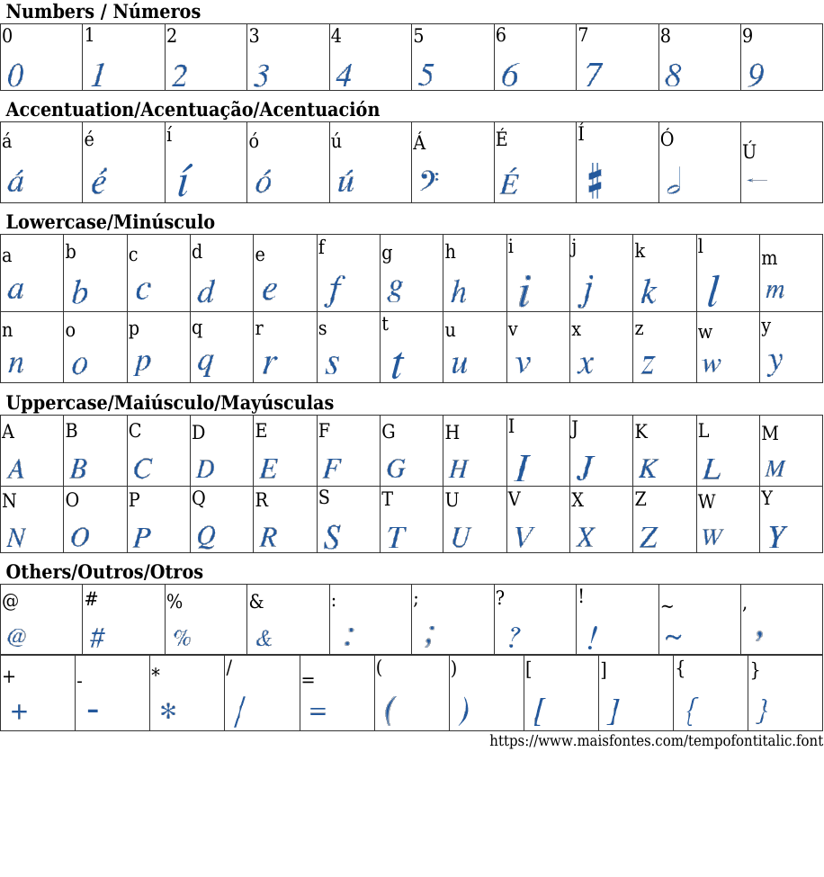 Tempo Font Italic: Free Font Download | MaisFontes