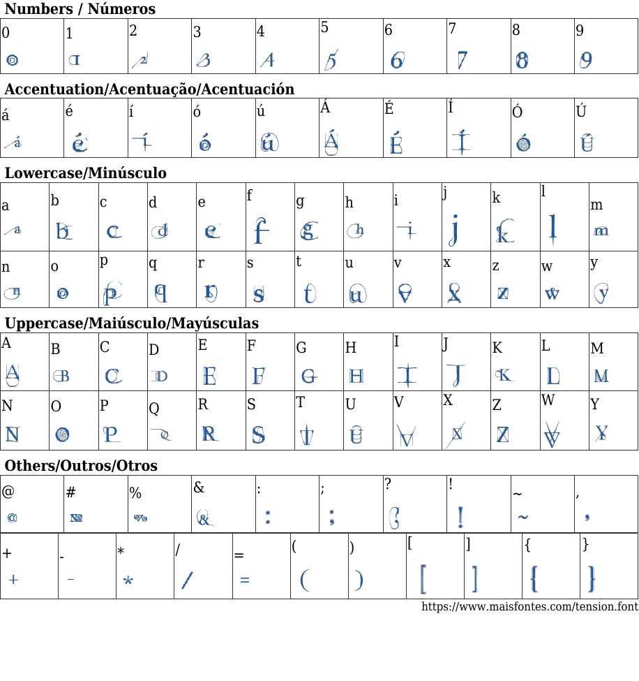 Tension: Download Free Font | MaisFontes