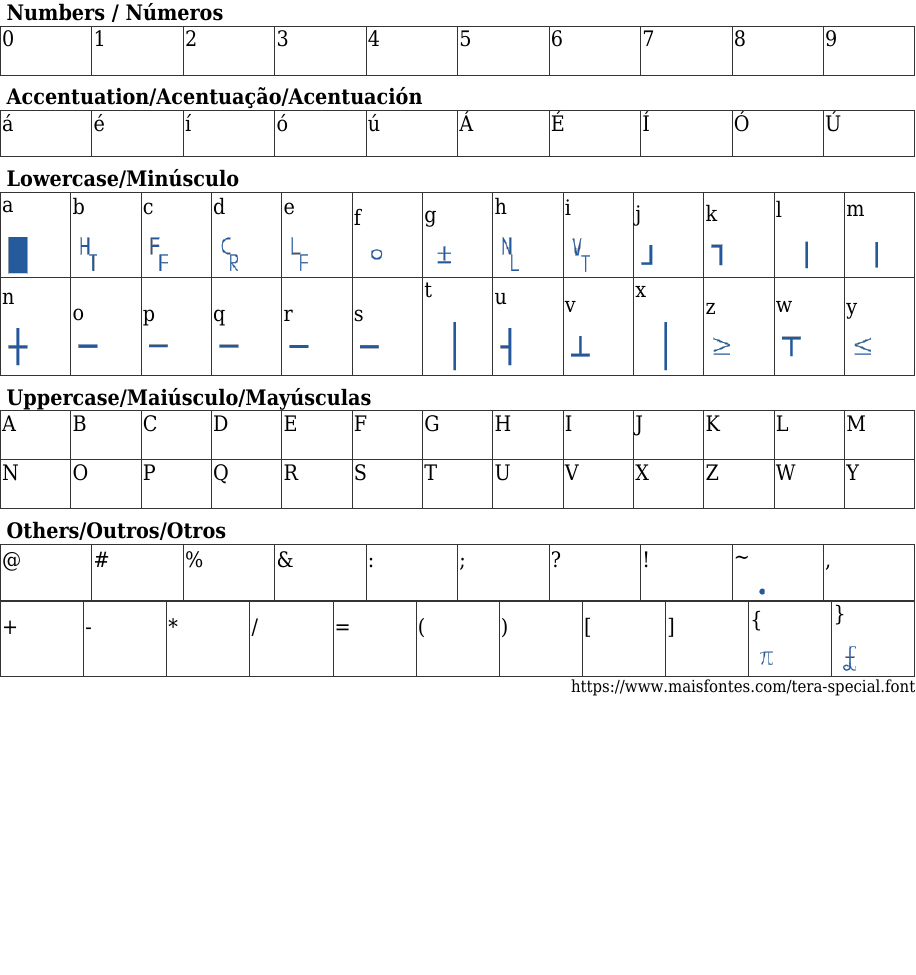 Tera Special: Free Font Download | MaisFontes