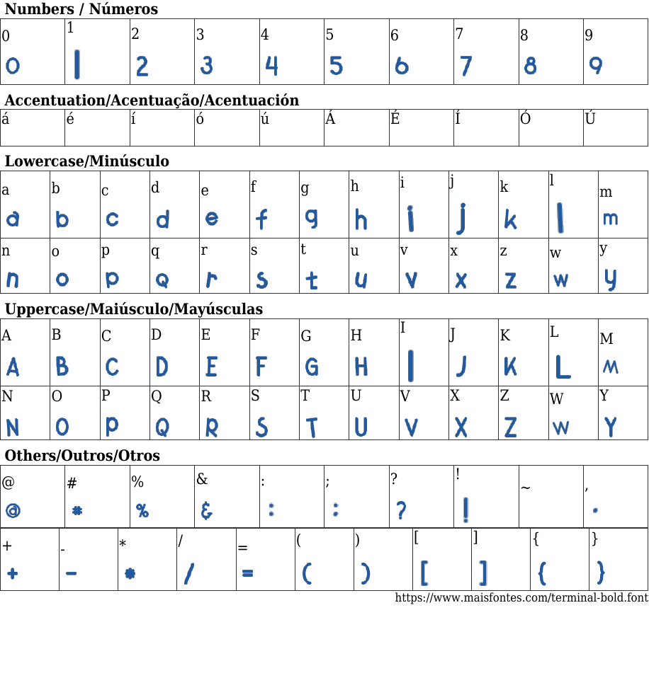 Terminal Bold: Free Font Download | MaisFontes