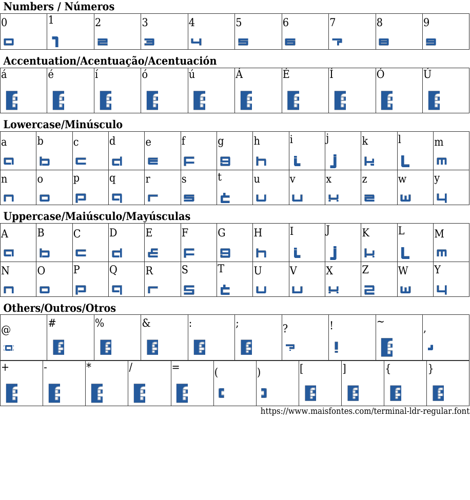 Terminal LDR Regular: Baixar Fonte Grátis | MaisFontes
