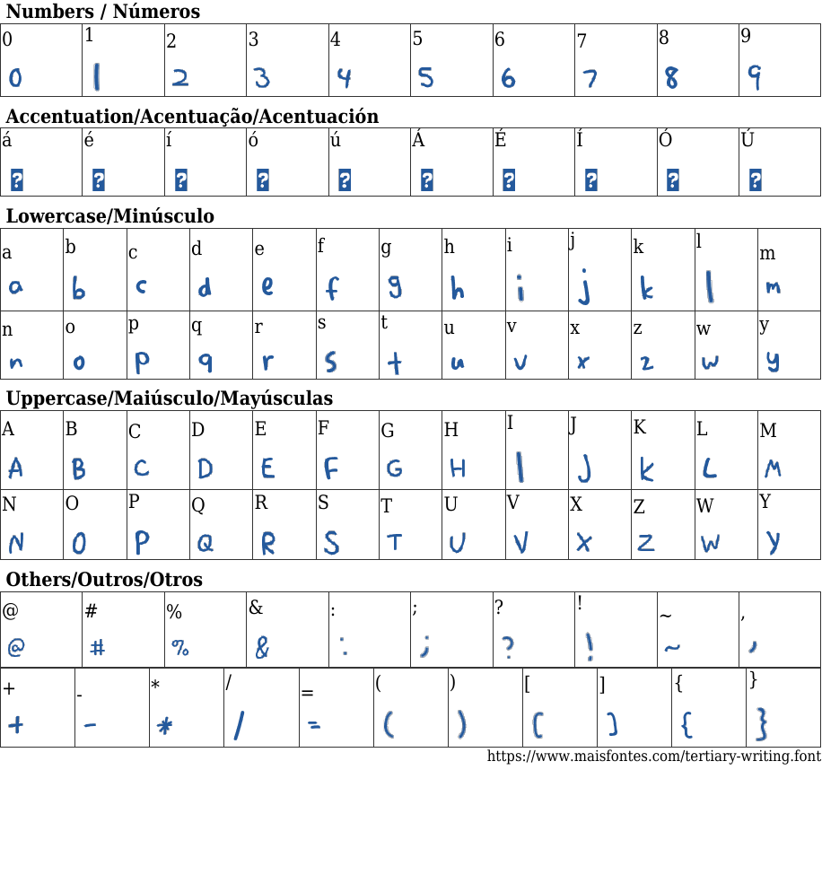 Tertiary Writing: Baixar Fonte Grátis | MaisFontes