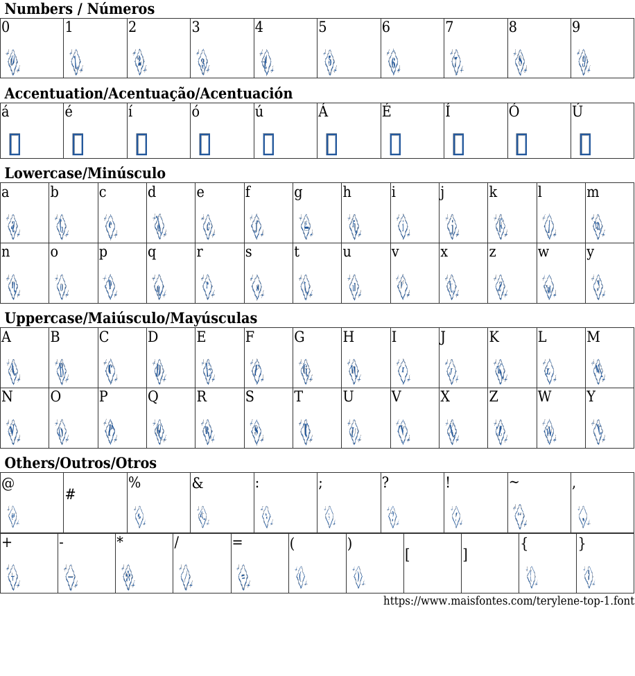 Terylene Top: Baixar Fonte Grátis | MaisFontes