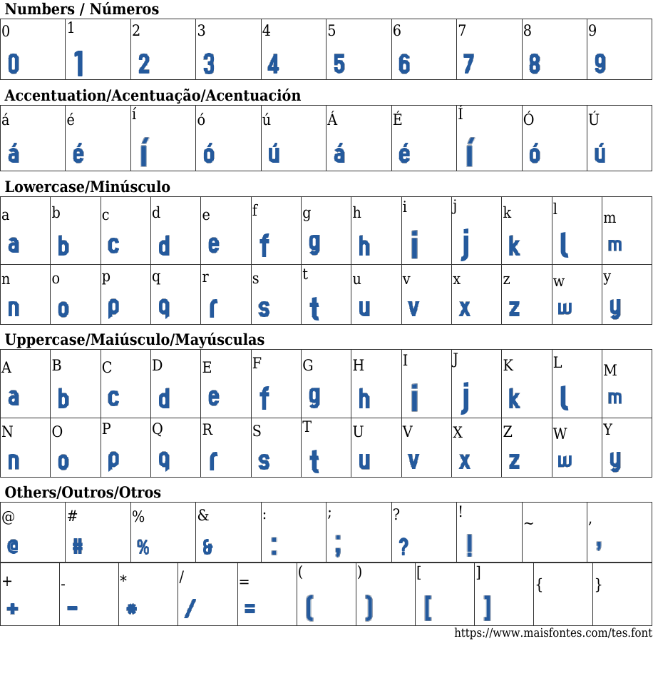 Tes: Free Font Download | MaisFontes