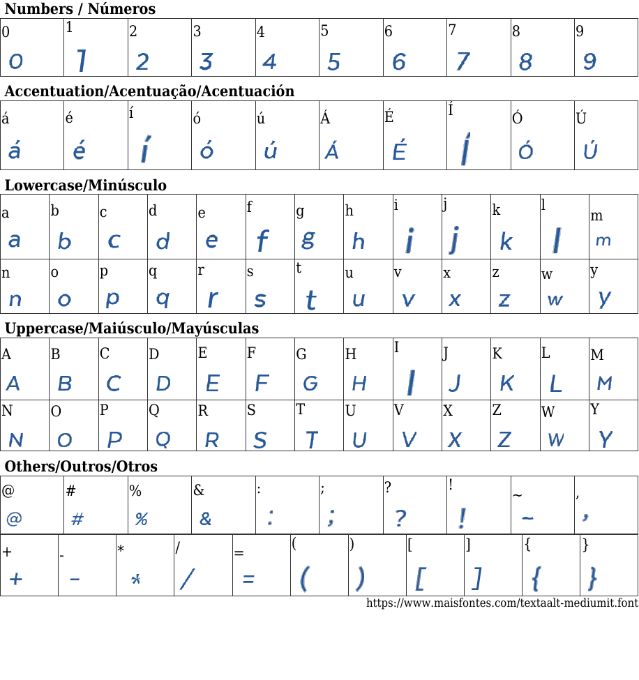 Texta Alt Medium Italic: Free Font Download | MaisFontes