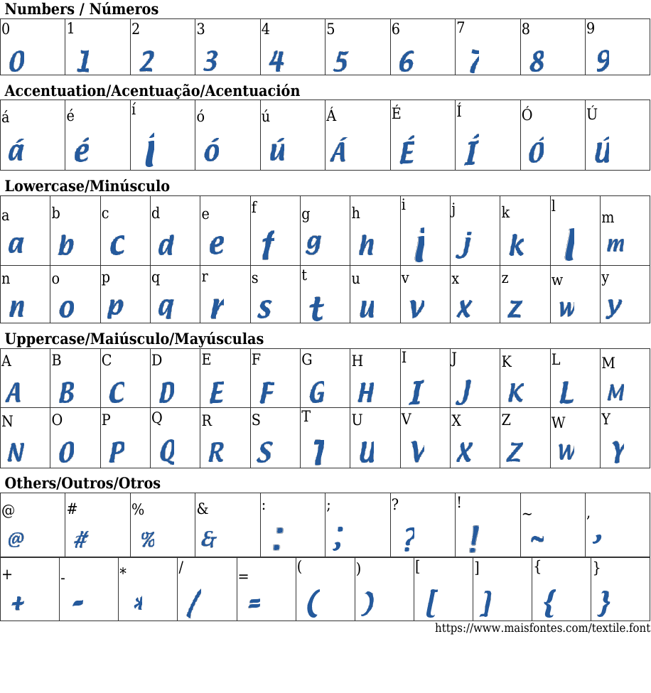 Textile Font: Free Download | MaisFontes