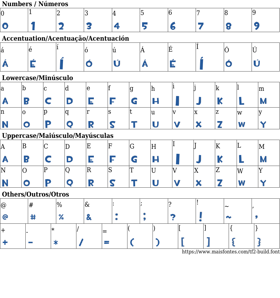 TF2 Build: Free Font Download | MaisFontes
