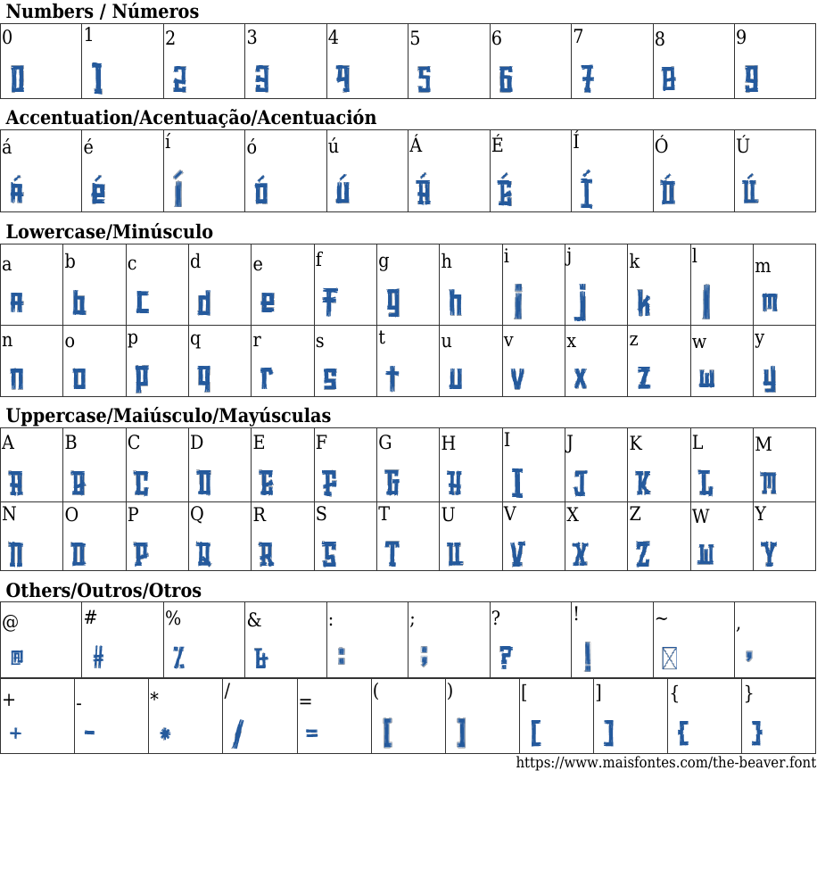 The Beaver: Free Font Download | MaisFontes