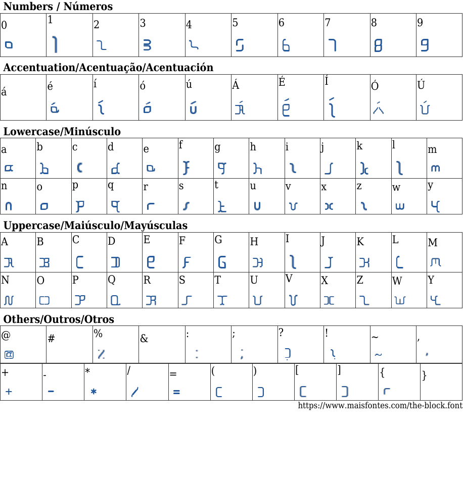 The Block Font: Free Download | MaisFontes