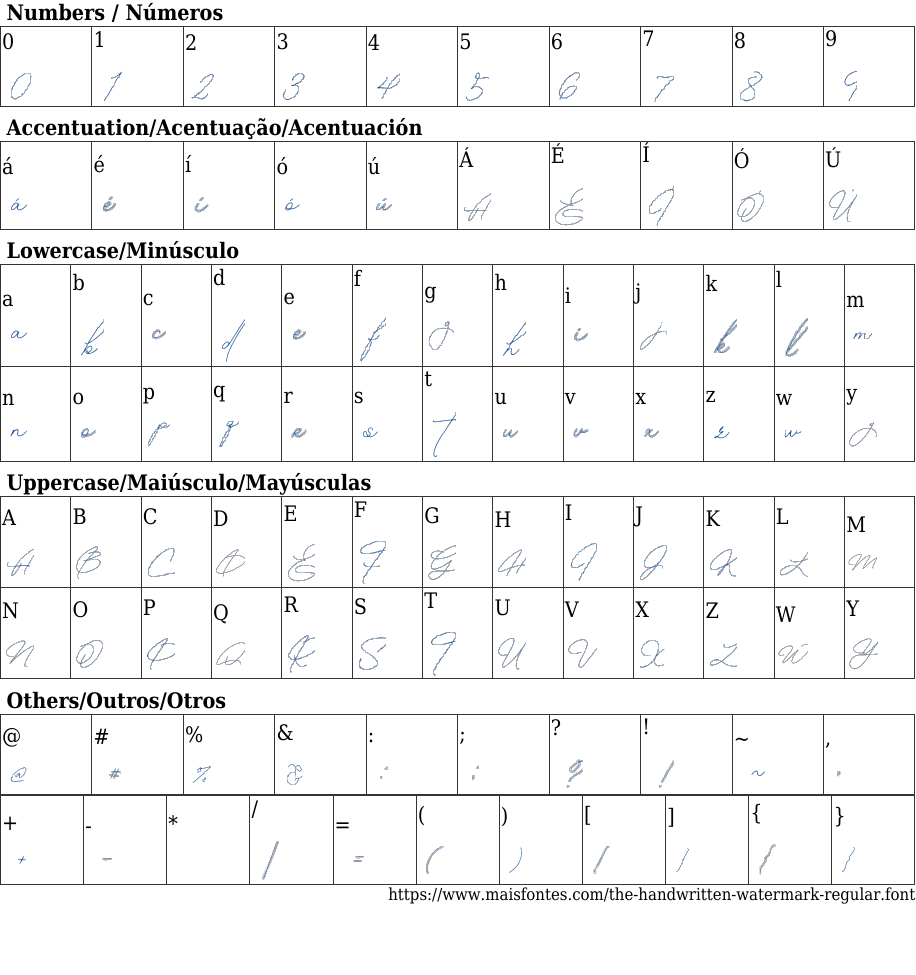The Handwritten Watermark Regular: Download Free Font | MaisFontes