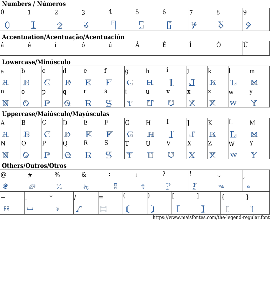 The Legend Regular: Baixar Fonte Grátis | MaisFontes