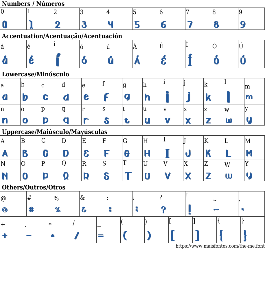 The Me: Free Font Download | MaisFontes