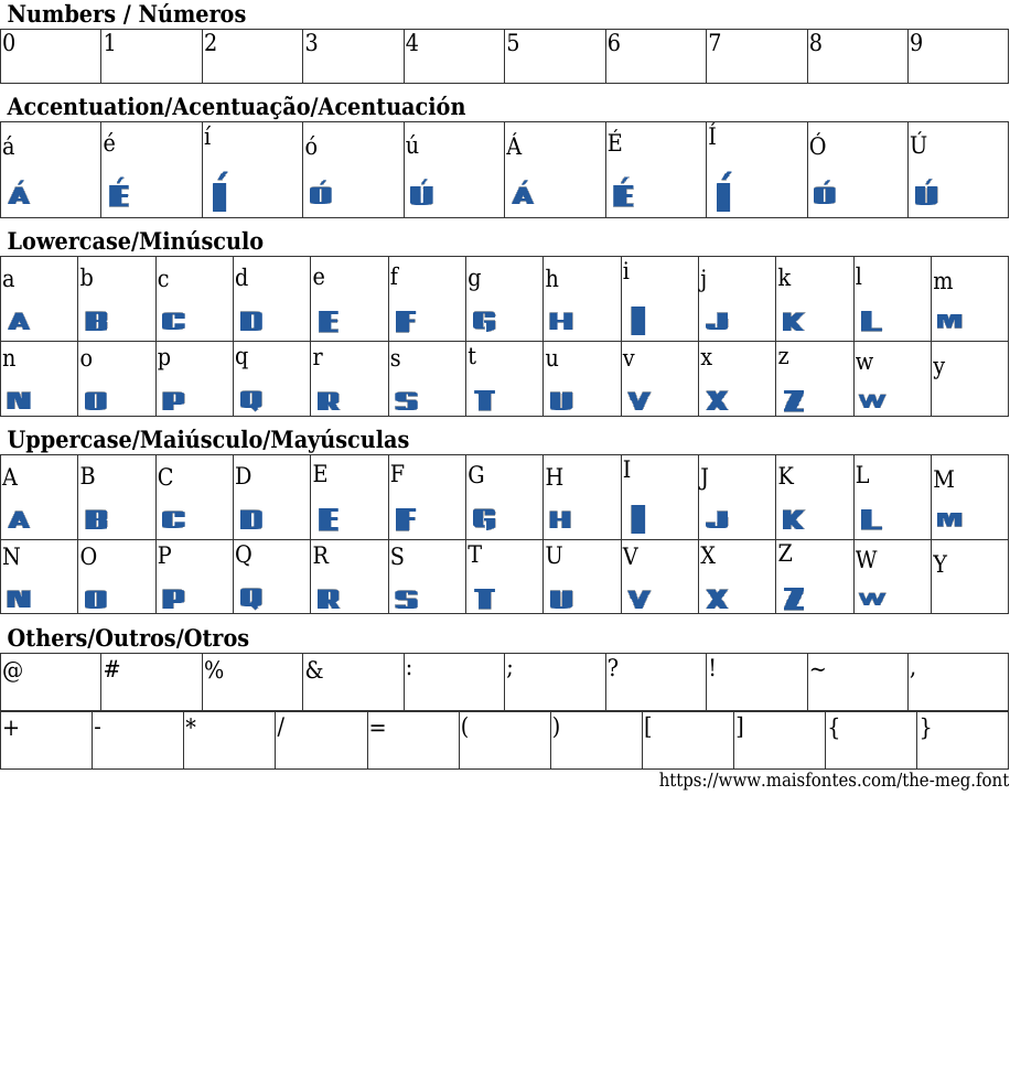 The Meg: Free Font Download | MaisFontes