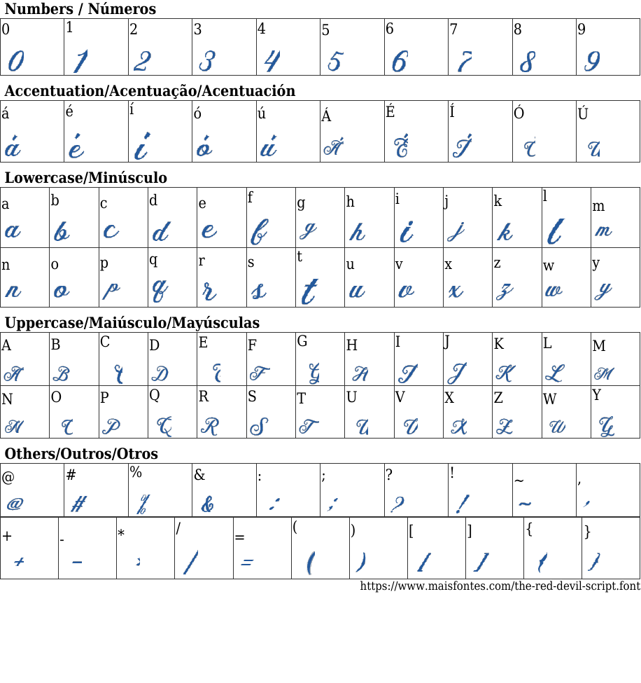 The Red Devil Script: Baixar Fonte Grátis | MaisFontes