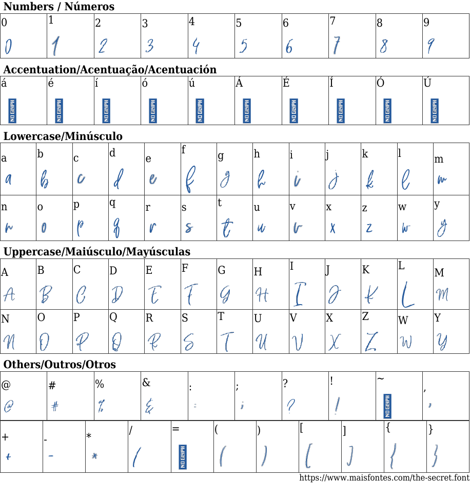 The Secret: Free Font Download | MaisFontes