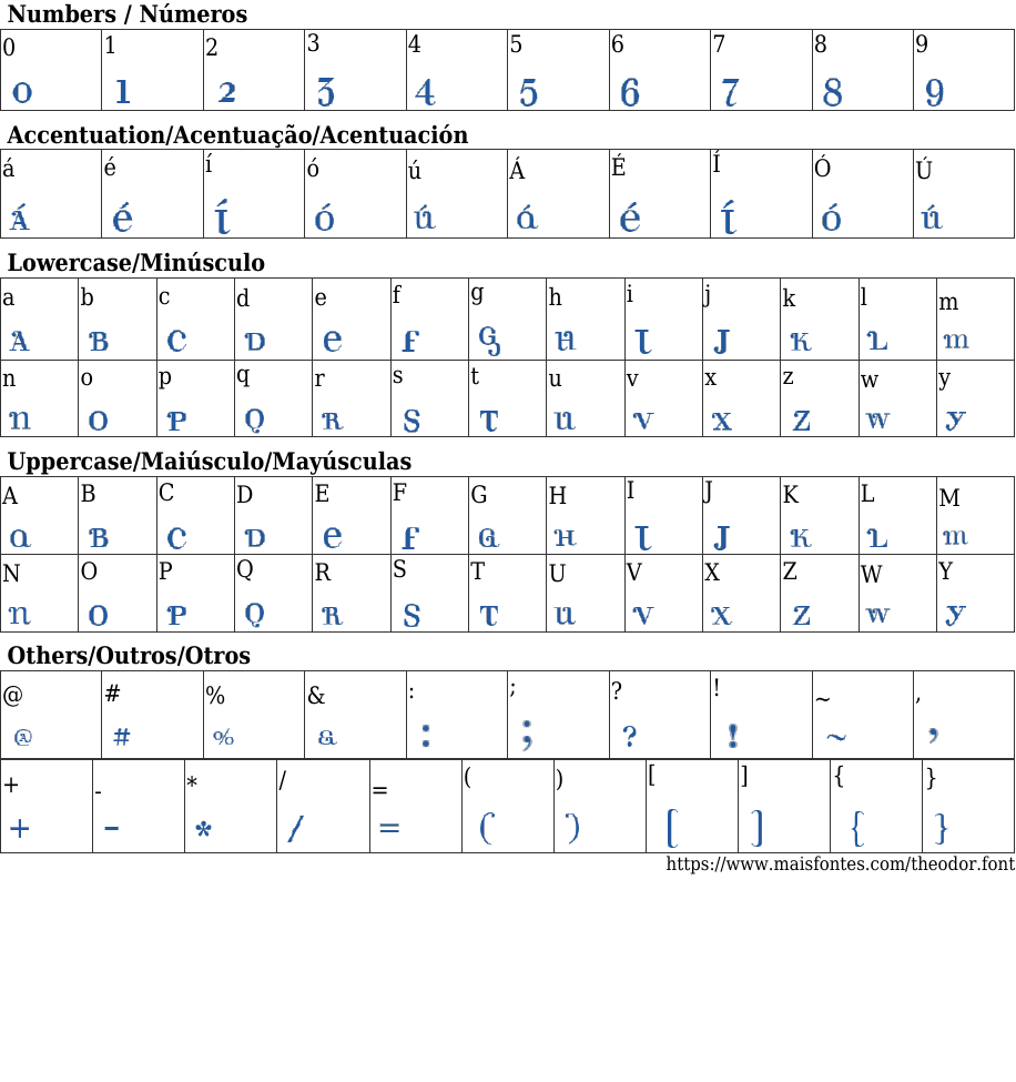 Theodor: Free Font Download | MaisFontes