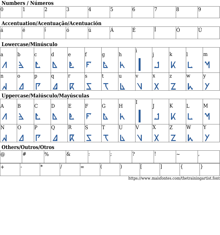 Thetrainingartist: Baixar Fonte Grátis | MaisFontes