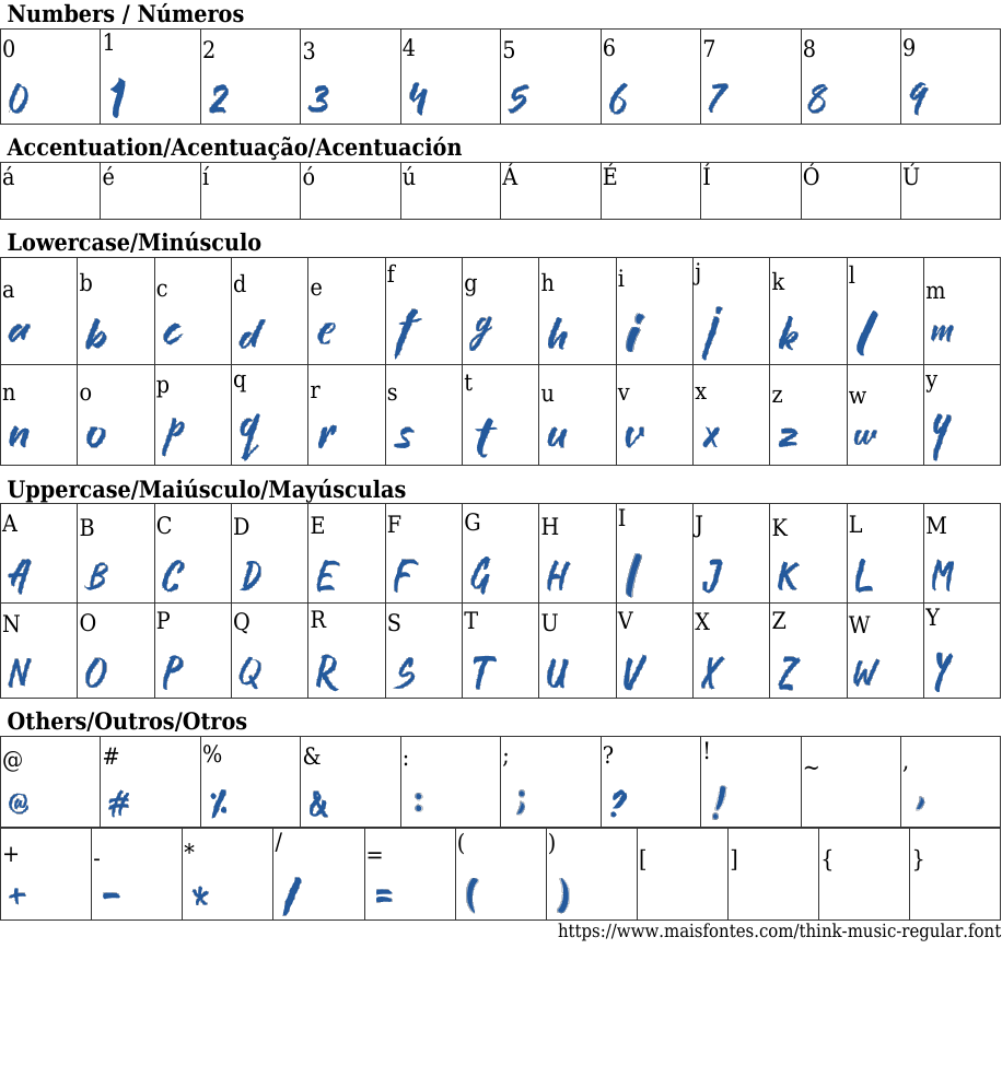 Think Music: Free Font Download | MaisFontes