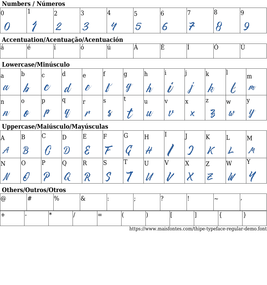Thipe Typeface Regular DEMO: Baixar Fonte Grátis | MaisFontes