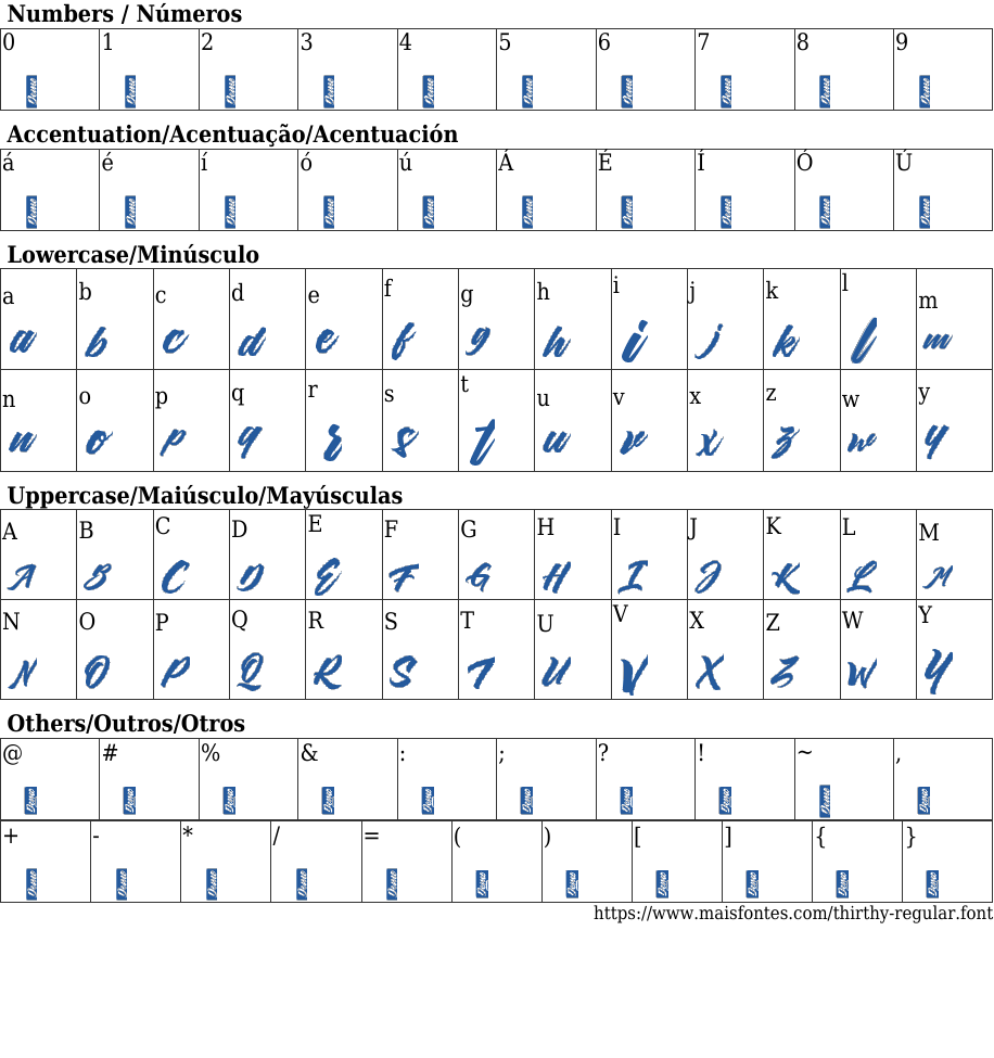 Thirthy Regular: Baixar Fonte Grátis | MaisFontes
