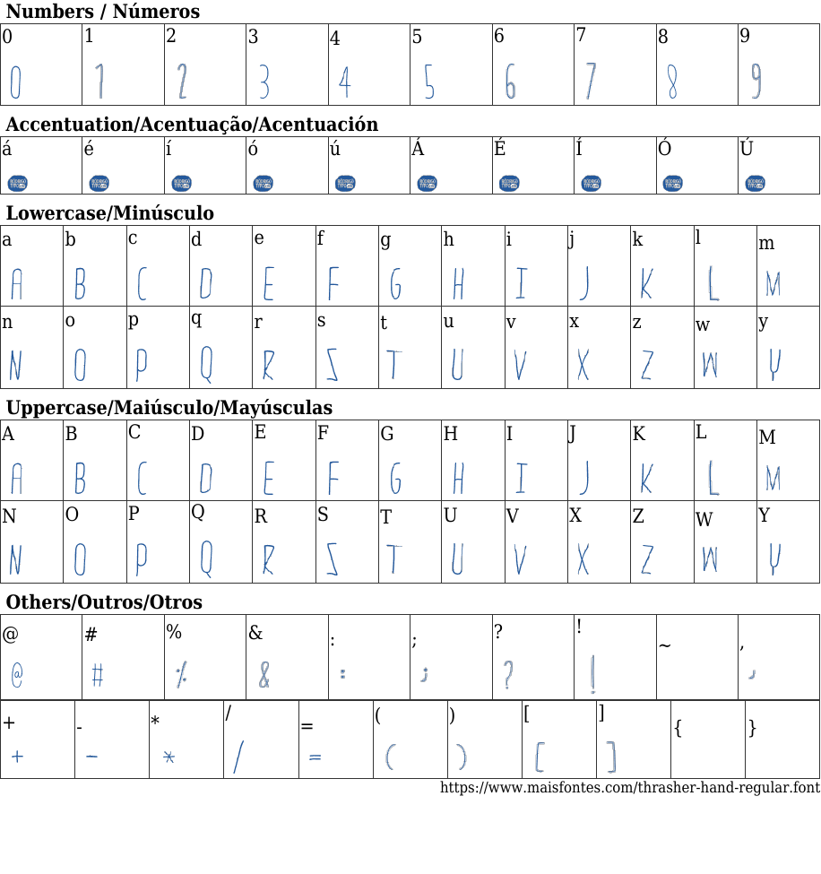 Thrasher hand Regular: Baixar Fonte Grátis | MaisFontes