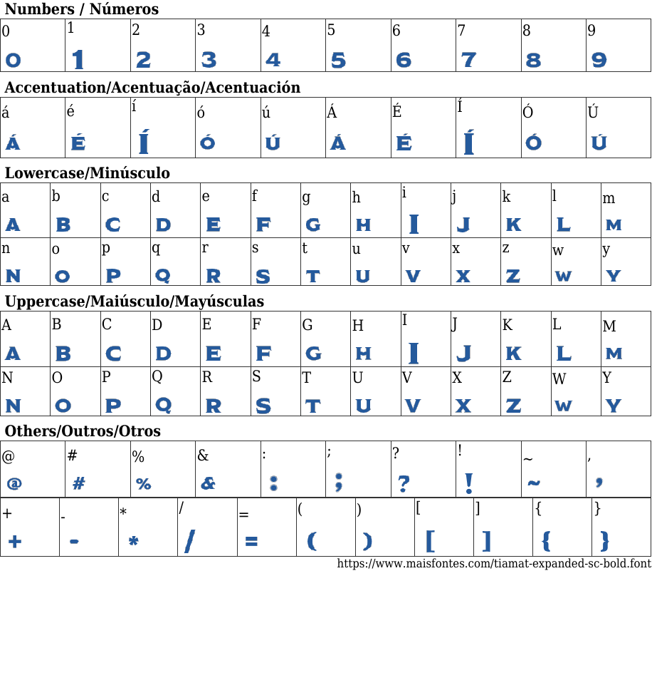 Tiamat SC Expanded Bold: Free Font Download | MaisFontes