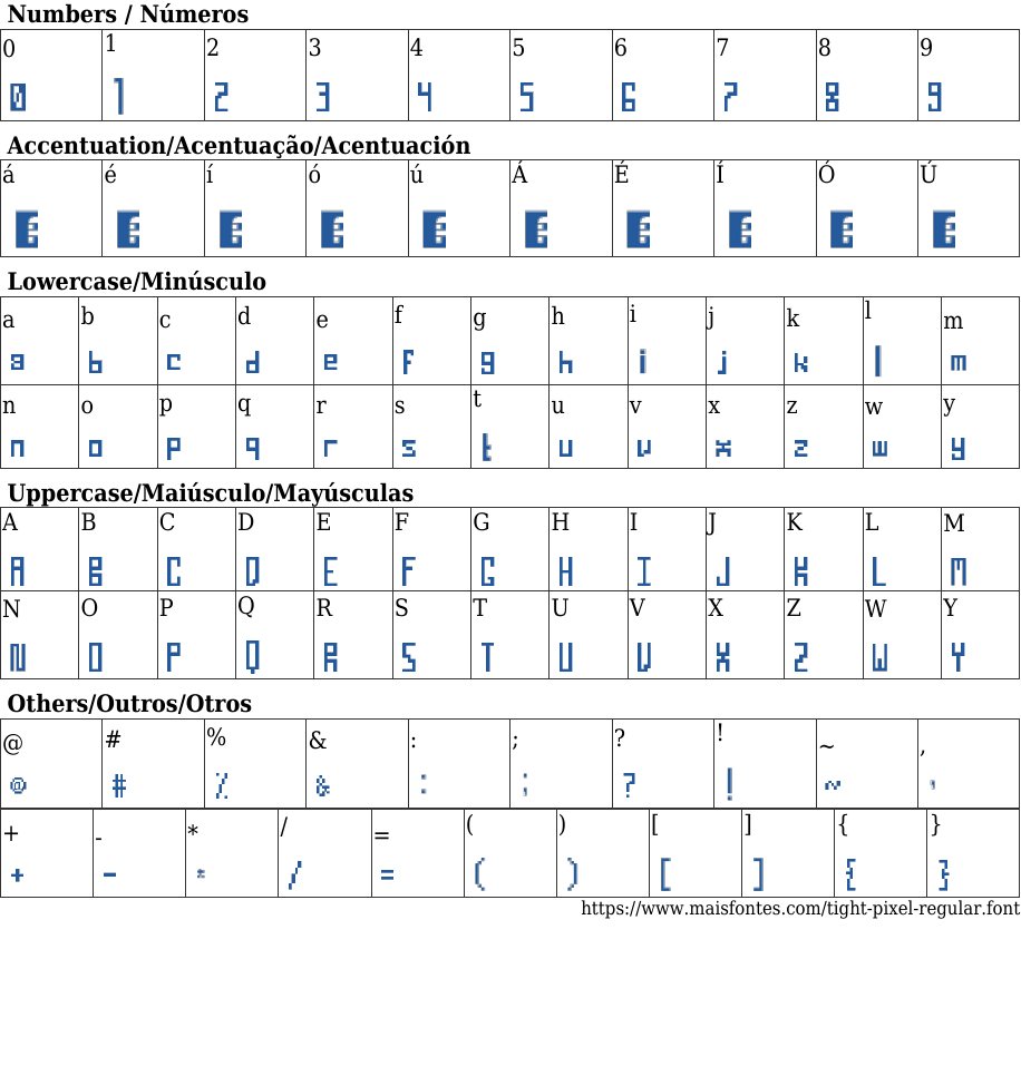 Tight Pixel Regular: Baixar Fonte Grátis | MaisFontes