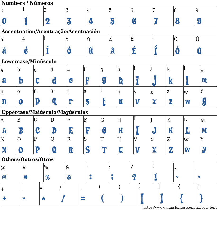 Tiki Surf: Free Font Download | MaisFontes